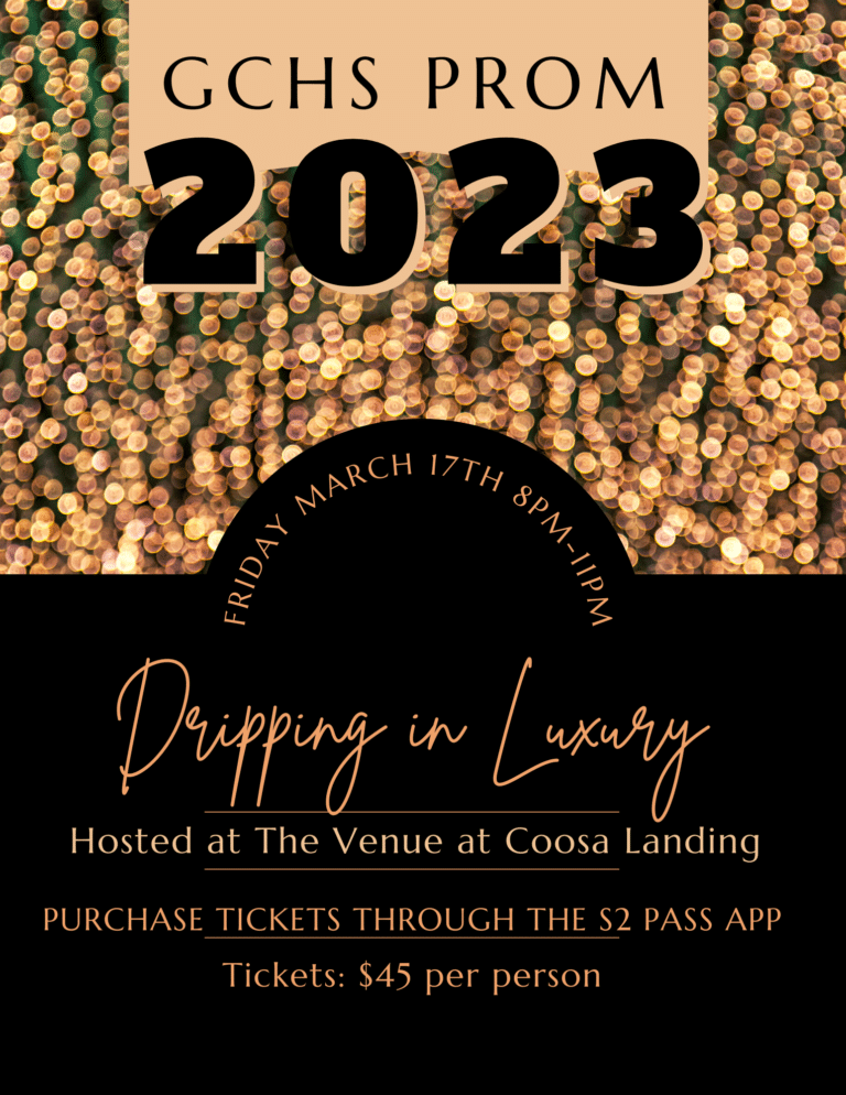 Dripping in Luxury Prom 2023 – Gadsden High School